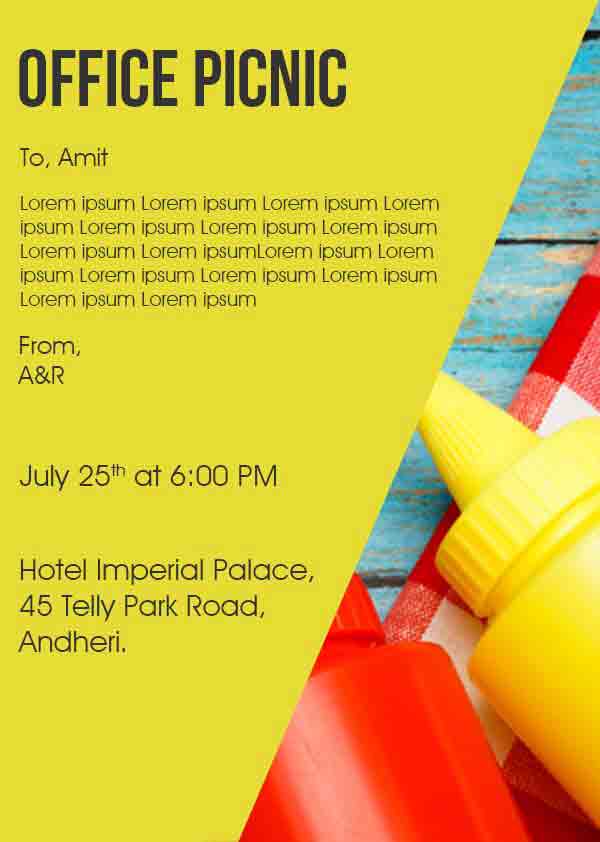 Team Outing Invitation Wording Template - Infoupdate.org